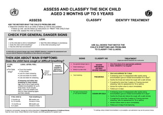 2008 imci chart booklet | PDF | Pregnancy | Reproductive Health