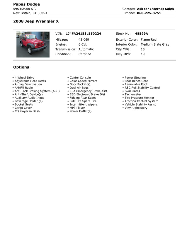 2008 jeep wrangler | PDF