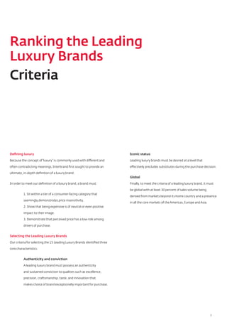 2008 Leading Luxury Brands | PDF