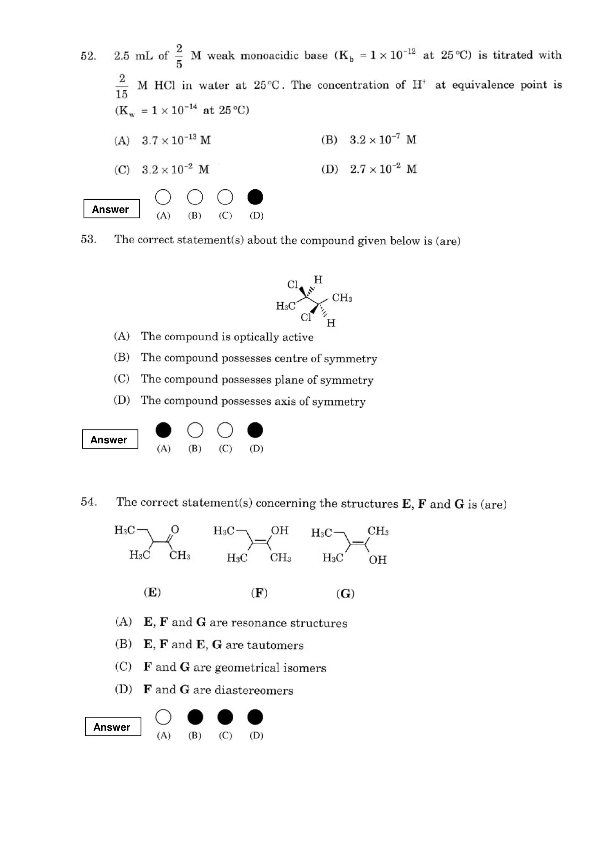 IIT-JEE Advanced 2008 Question Paper 1 | PDF