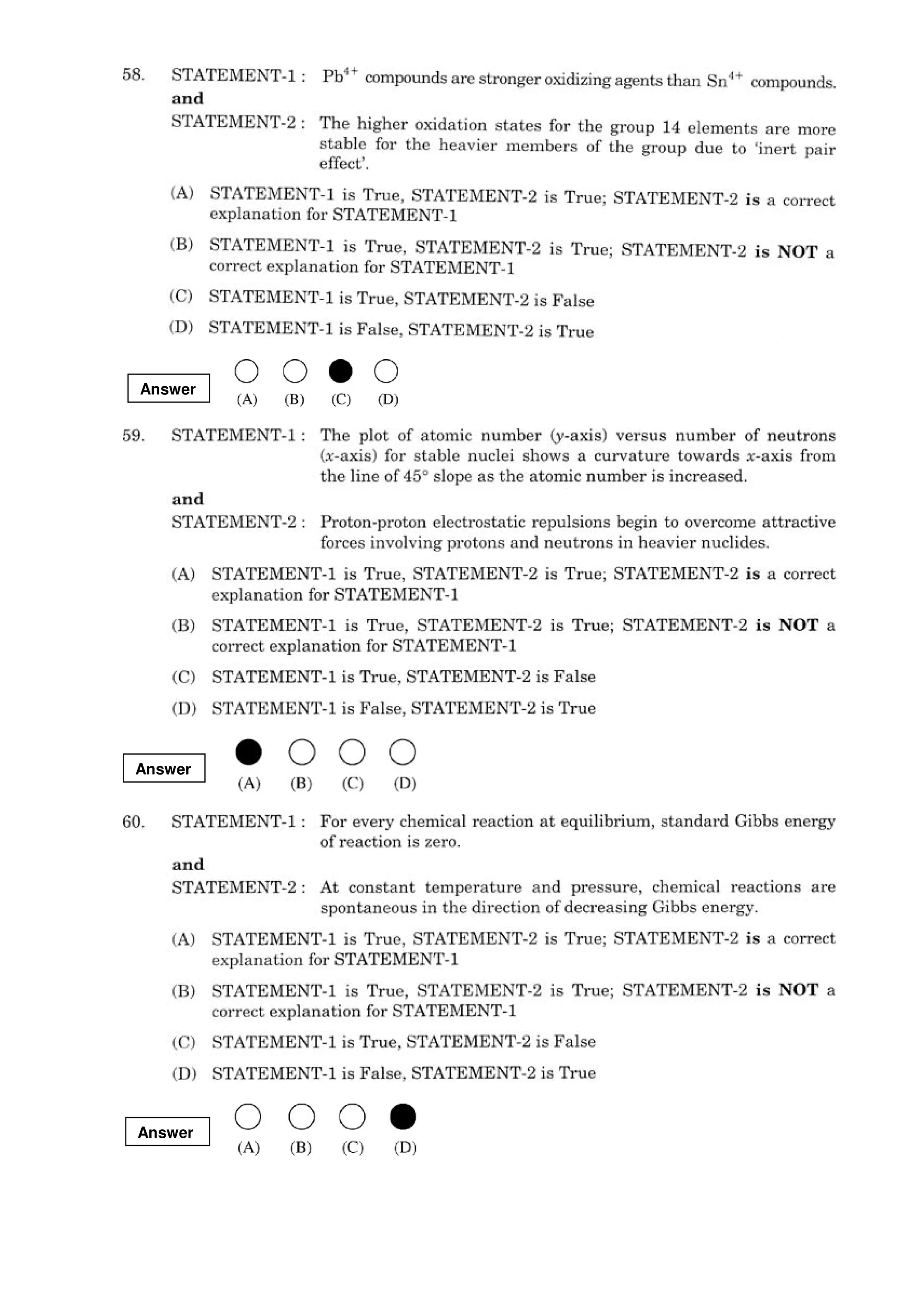 IIT-JEE Advanced 2008 Question Paper 1 | PDF