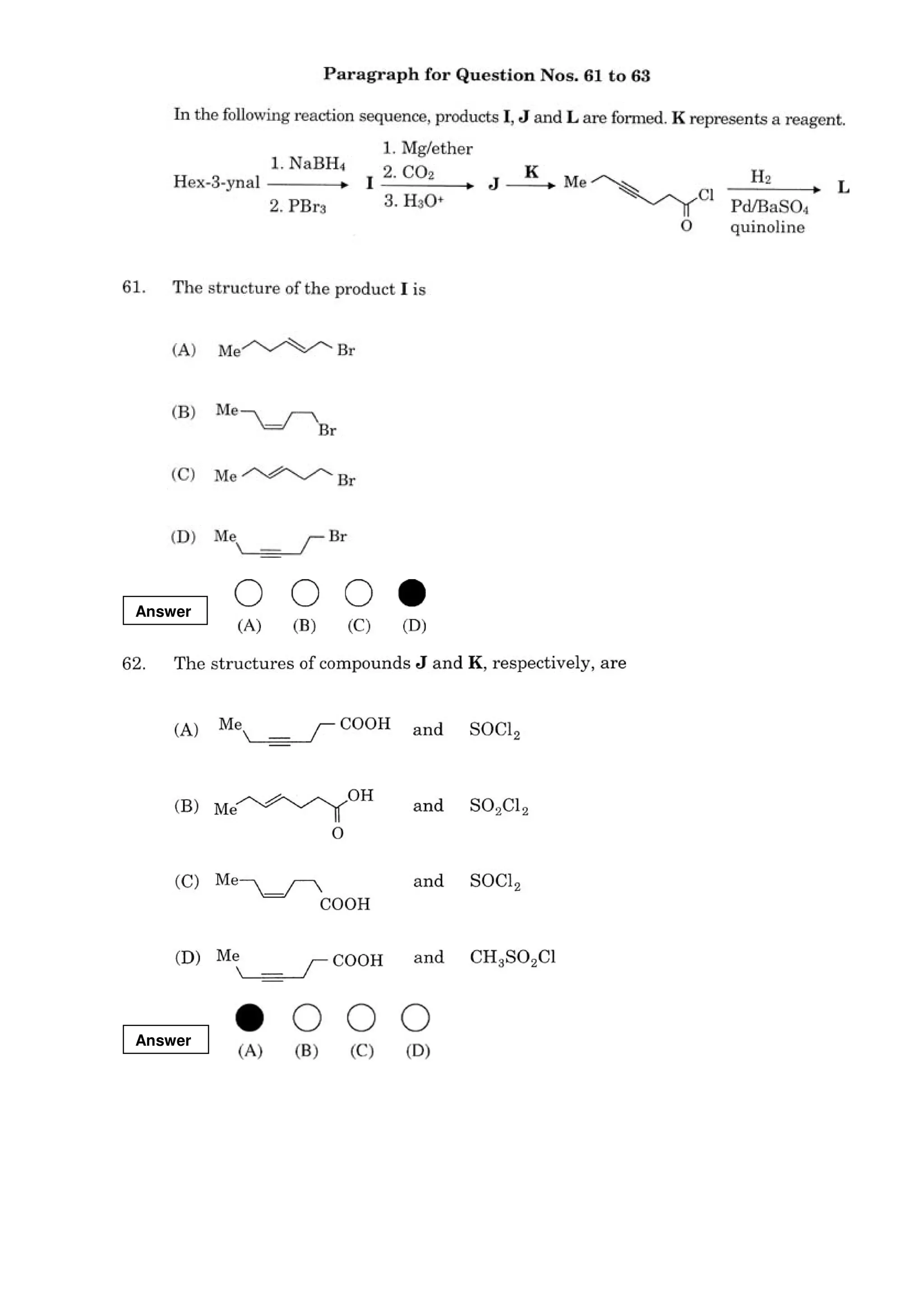IIT-JEE Advanced 2008 Question Paper 1 | PDF