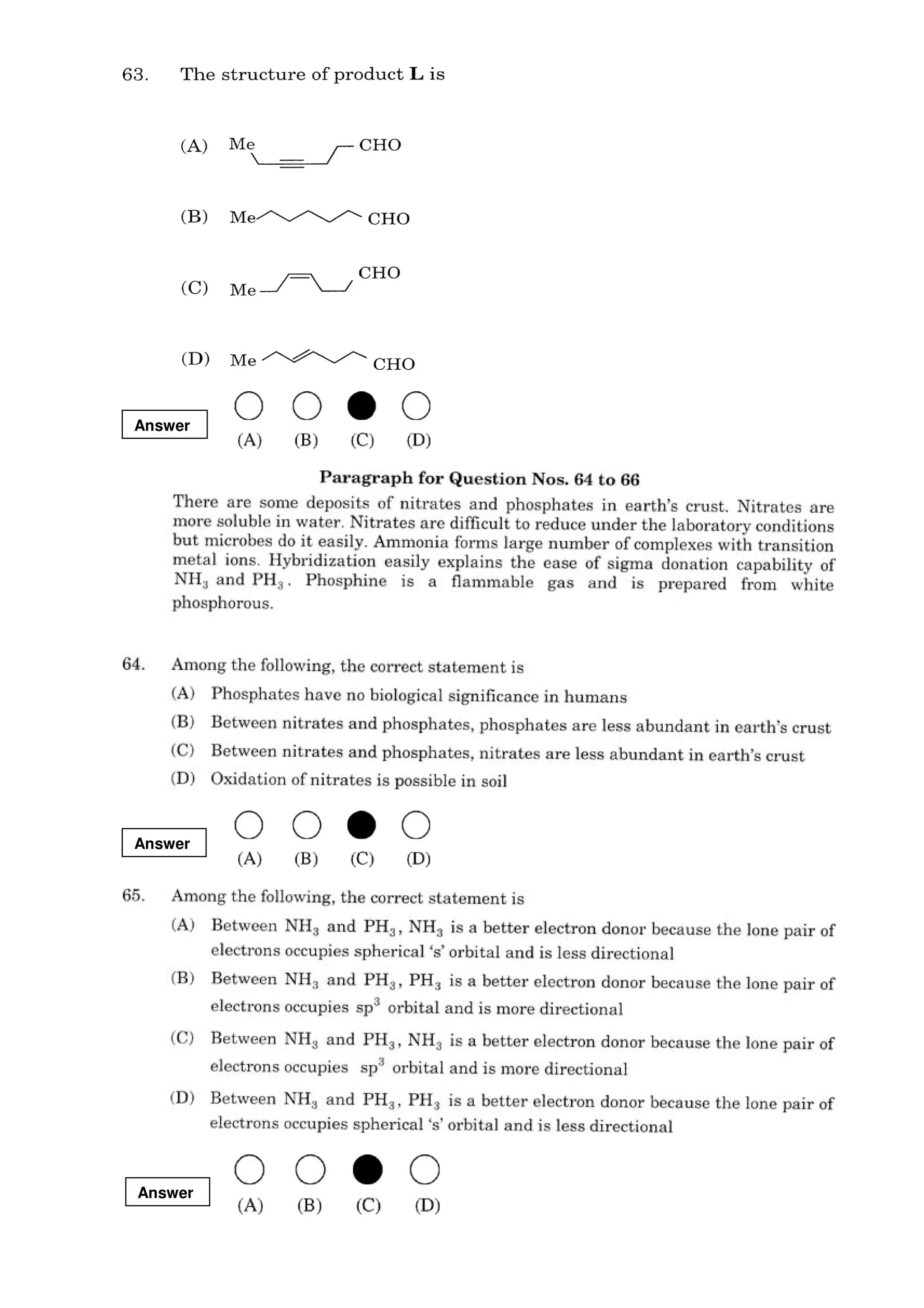 IIT-JEE Advanced 2008 Question Paper 1 | PDF