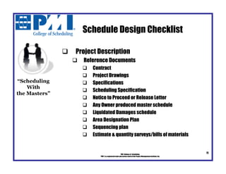 Schedule Design PMI | PDF