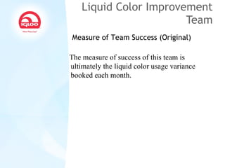 Liquid Color Improvement Team | PPT