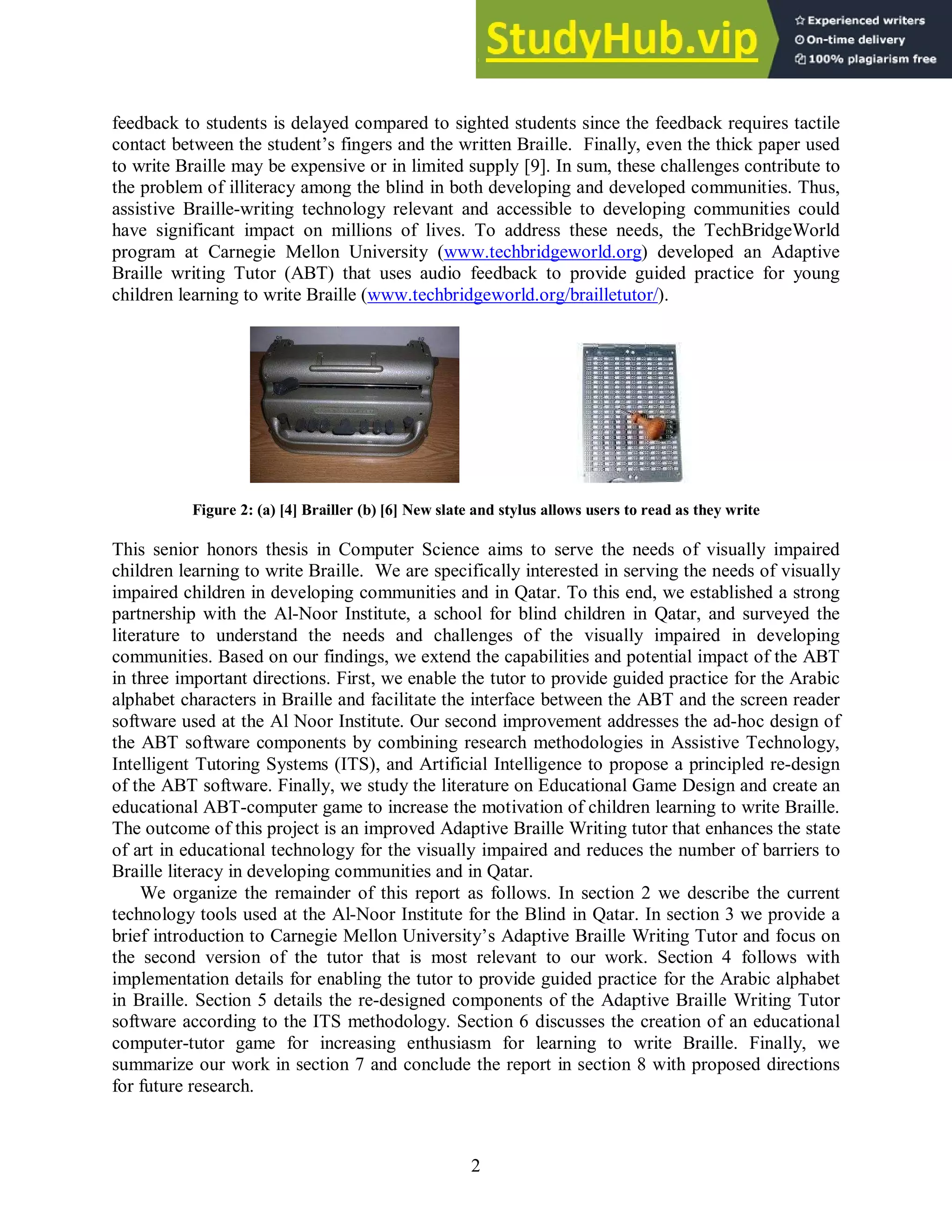 2008 Senior Thesis Project Reports | PDF