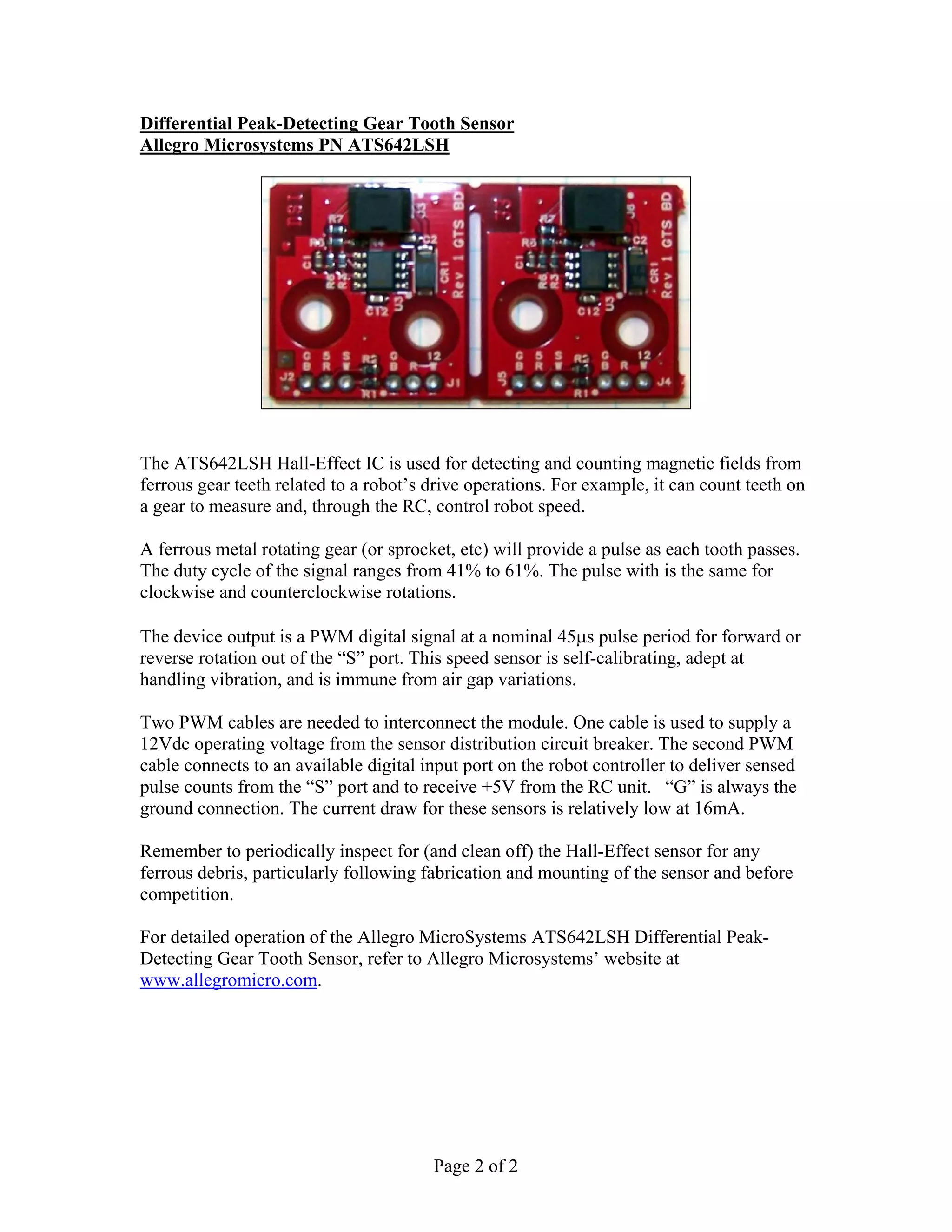 2008 sensor manual | PDF