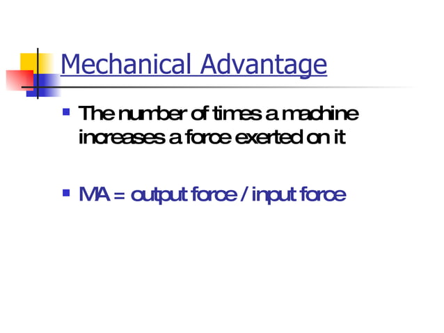 2008 Simple Machines | PPT | Physics | Science