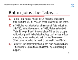 2008 tata group after the jrd period | PDF