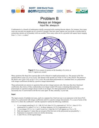 2008 worldfinalsproblemset | PDF