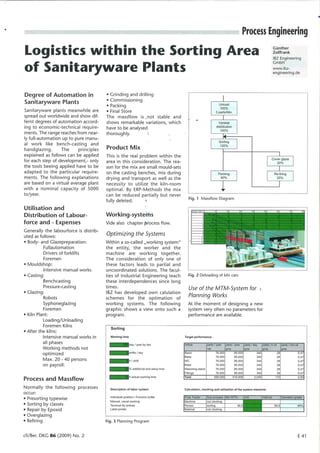 Logistics within the Sorting Area od Sanitaryware Plants | PDF