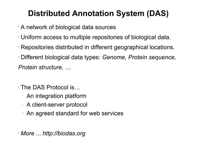 Standardization and integration of molecular biology information with ...