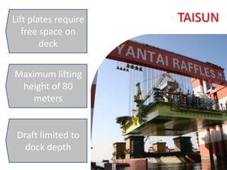 Topsides installation options for semi-submersible floating production ...