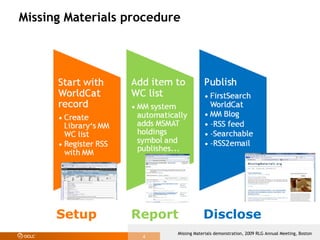 Missing Materials and a WorldCat Back Door (Beta) | PPT