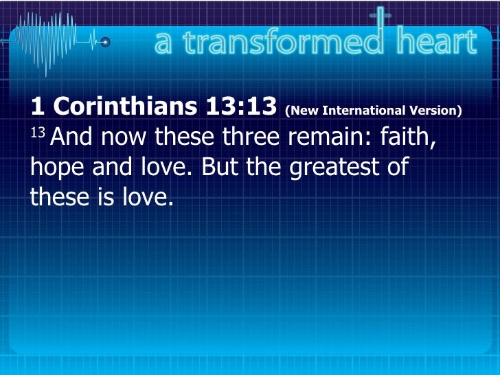 A Transformed Heart - 2009.06.21