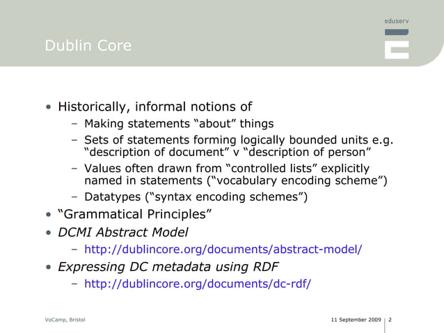 Dublin Core Description Set Profiles | PPT