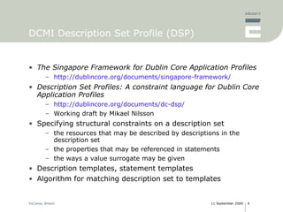 Dublin Core Description Set Profiles | PPT