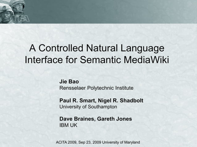 A Controlled Natural Language Interface for Semantic MediaWiki | PDF | Databases | Computer ...