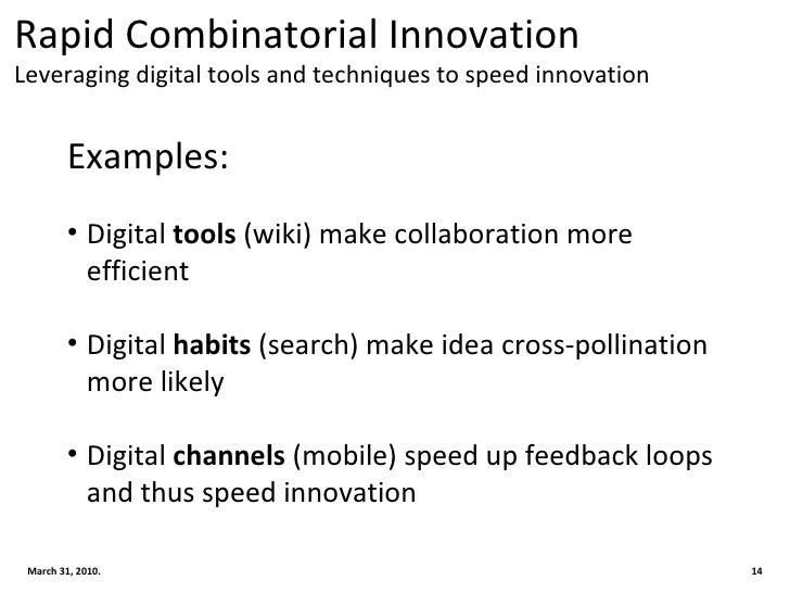2009 10 01 Rapid Combinatorial Innovation V Acf 1
