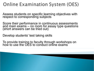 online examination system | PPT