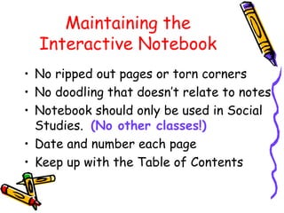 2009 10 Interactive Notebook Power Point | PPT