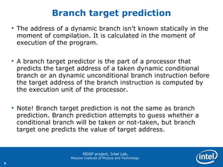 [2009 11-09] branch prediction | PPT