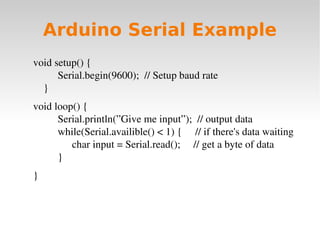 2009 11-17-arduino-basics | PPT