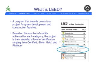LEED Design for Buildings and Communities with an Emphasis on Energy ...