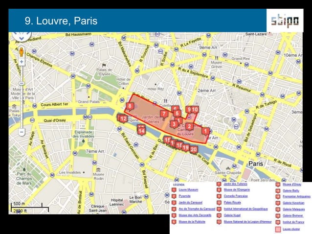 Maps of The World's Most Important Museum Clusters | PPTX | Museums ...
