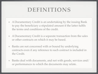 Documentary Credits Explained | KEY