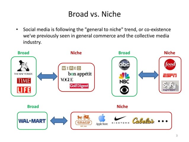 Six Slides On Social Nicheworking | PPT