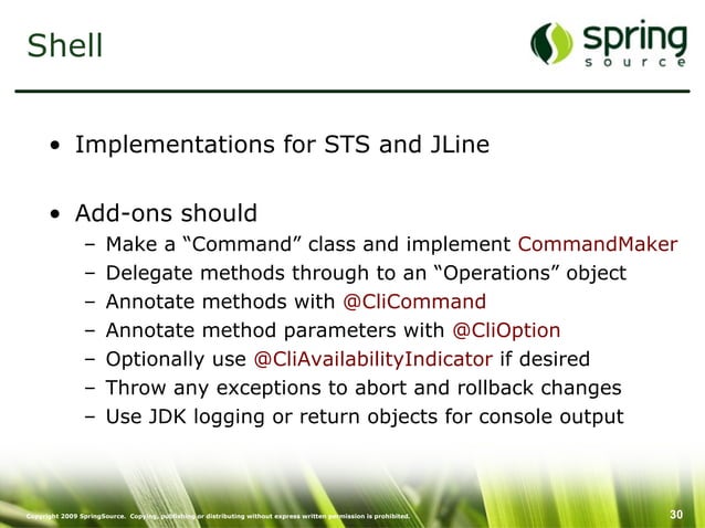 Spring Roo 1.0.0 Technical Deep Dive | PDF