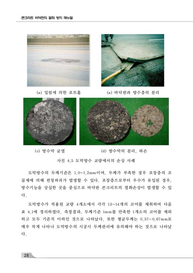 A Preventing Manual For Deterioration Of Concrete Bridge Deck