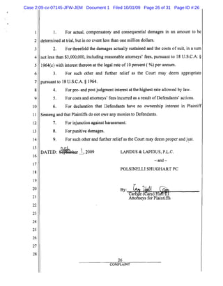 Seaseng vs Kandi Complaint | PDF