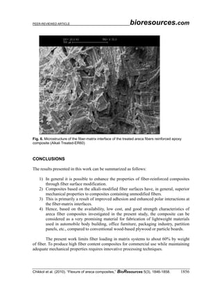 2009 2010-flexural behaviour of areca fiber composites | PDF