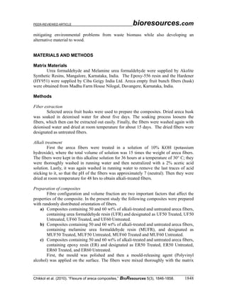 2009 2010-flexural behaviour of areca fiber composites | PDF