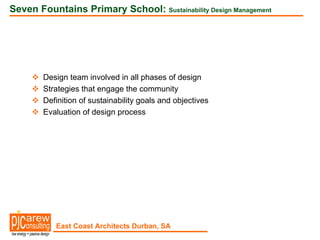 7 Fountains Primary School - south Africa case study | PDF