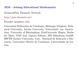 Computer Aided Assessment (CAA) for mathematics | PDF