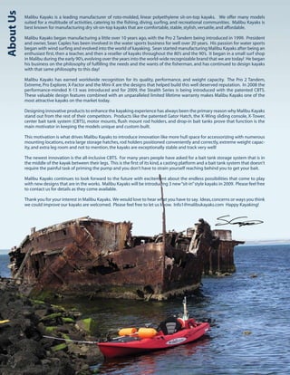 2009 brochure | PDF | Canoeing and Kayaking | Extreme Sports