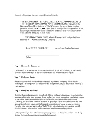 How to Buy And Sell Loans | PDF