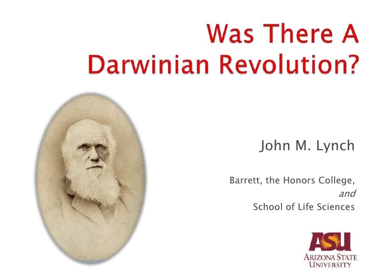 Was There A Darwinian Revolution?