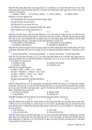 Đề thi đại học 2009 môn Hóa Học khối B | PDF