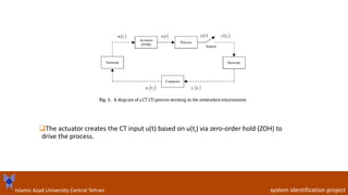 Identification of linear dynamic systems operating in a networked environment | PPT