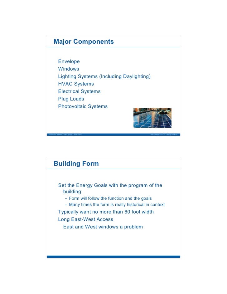 High Performance Building Design Strategies