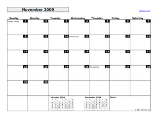 2009 Monthly Calendar Bw Landscape | PPT