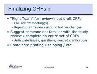 Case Report Form (CRF) Design Tips | PDF