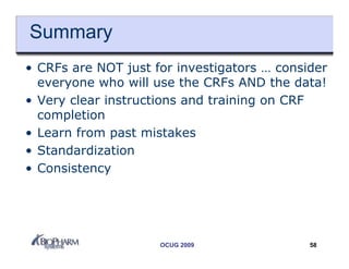 Case Report Form (CRF) Design Tips | PDF