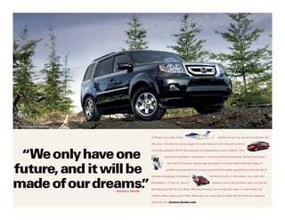 2009 Honda Pilot Brochure | PDF