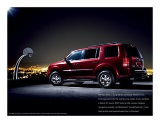 2009 Honda Pilot Brochure | PDF