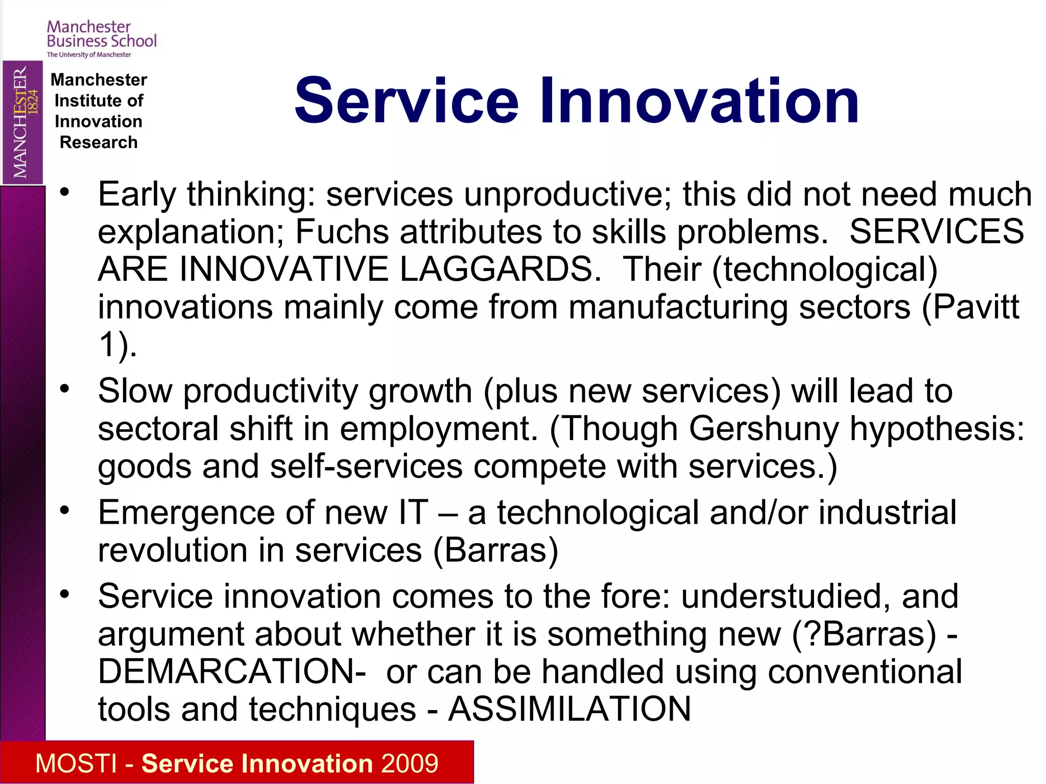 Service Innovation 2 - the reverse product cycle and more | PPT ...